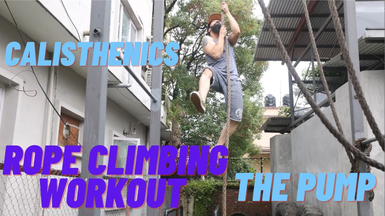 Rope Climbing Workout - YouTube