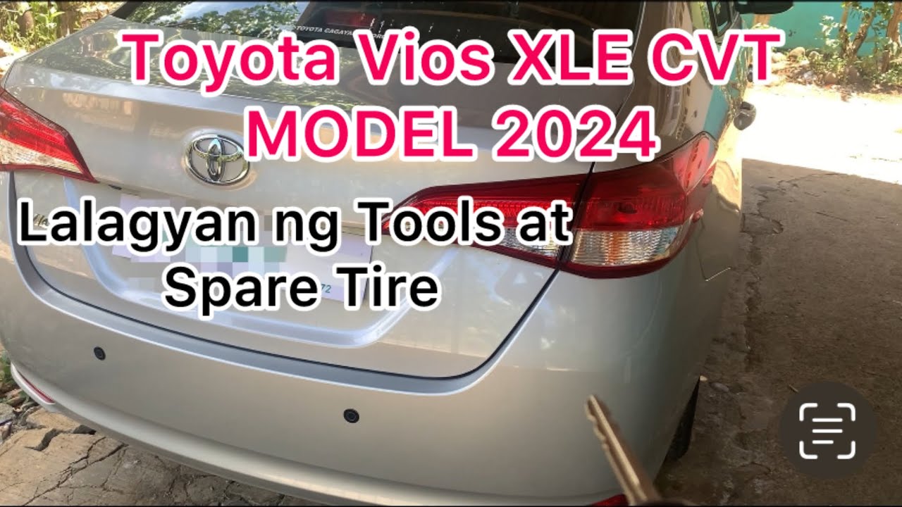 Toyota Vios XLE cvt 2024 | tools and spare tire - YouTube