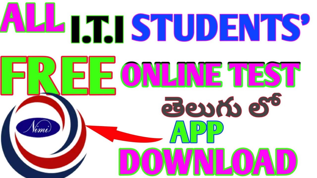ITI Online Mock Test App Registration & Test Attempt in Telugu - YouTube