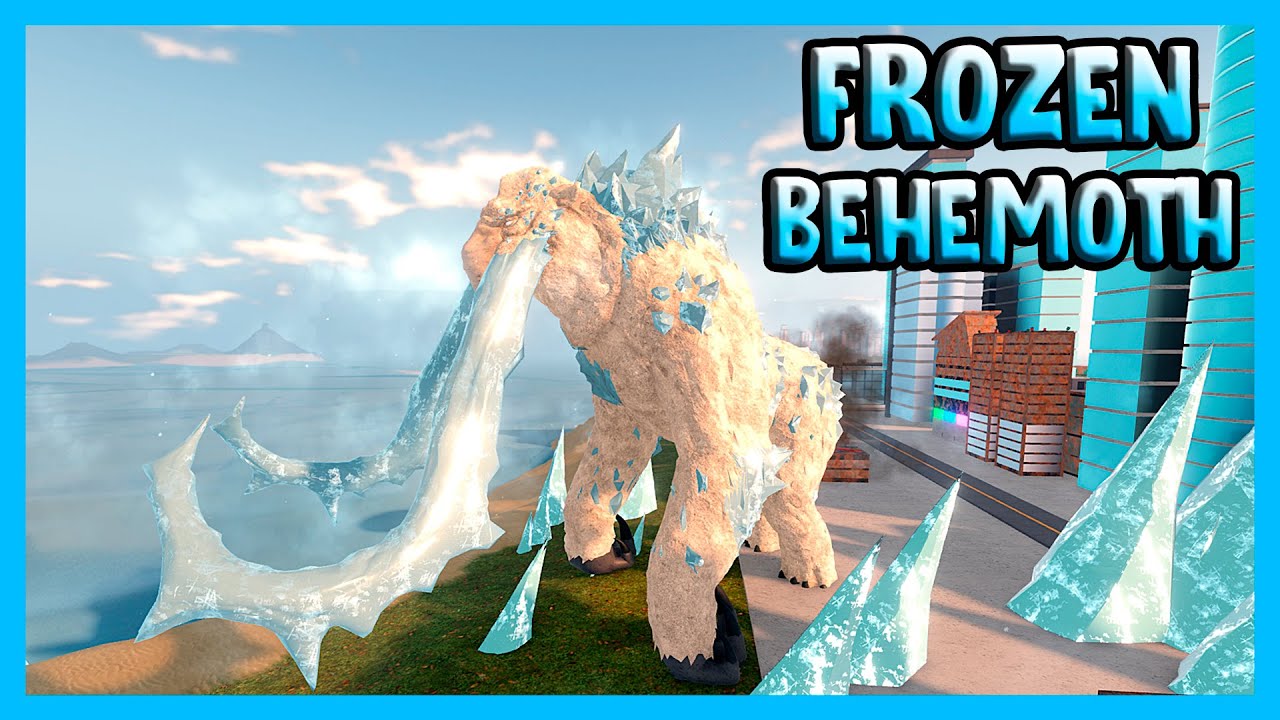 Roblox Kaiju Universe - FROZEN BEHEMOTH SHOWCASE! - YouTube