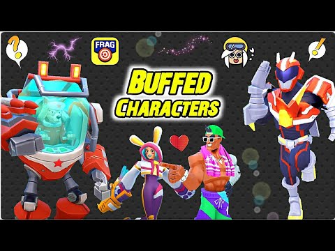 *NEW* Buffed Characters in #FRAG PRO SHOOTER's New Update - YouTube