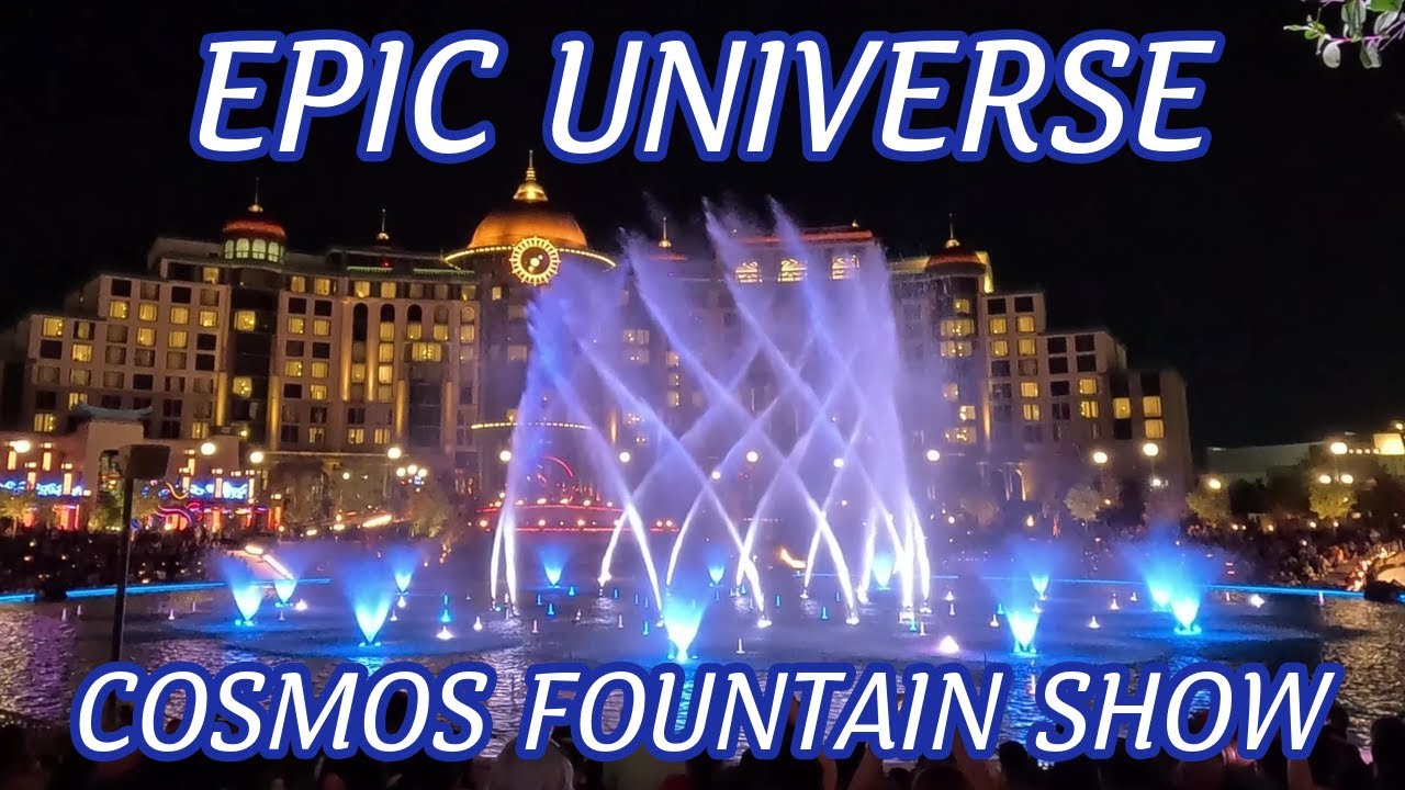 Breaking: Epic Universe Cosmos Fountain Show Has Debuted! Yay Or Nay? Our Opinion! - YouTube