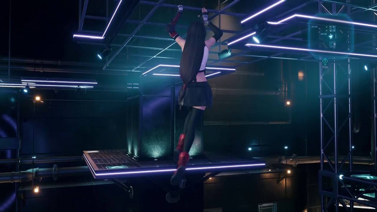 How to climb back up and reach the reception keycard - Shinra Building ...