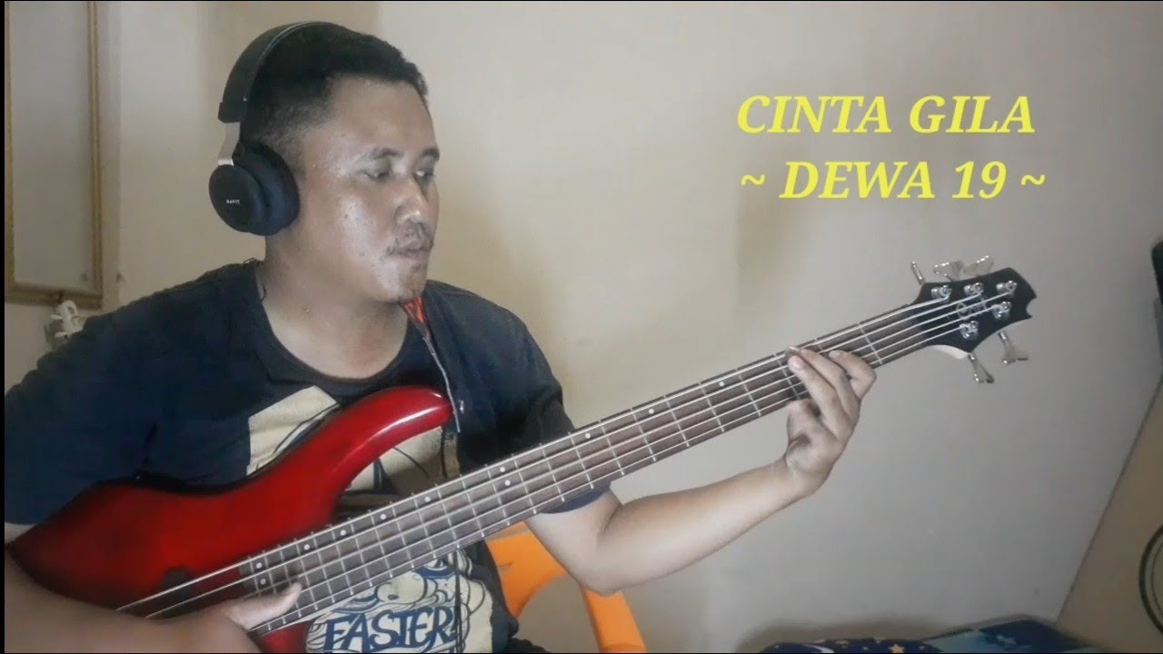 Cover Solo Bass Cinta Gila Dewa - YouTube