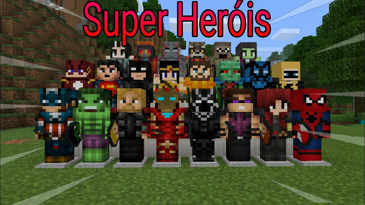 Saiu o novo addon/mod de armaduras de super heróis para Minecraft PE ...
