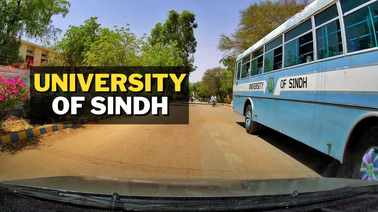 University of Sindh Jamshoro View | Driving in University - YouTube