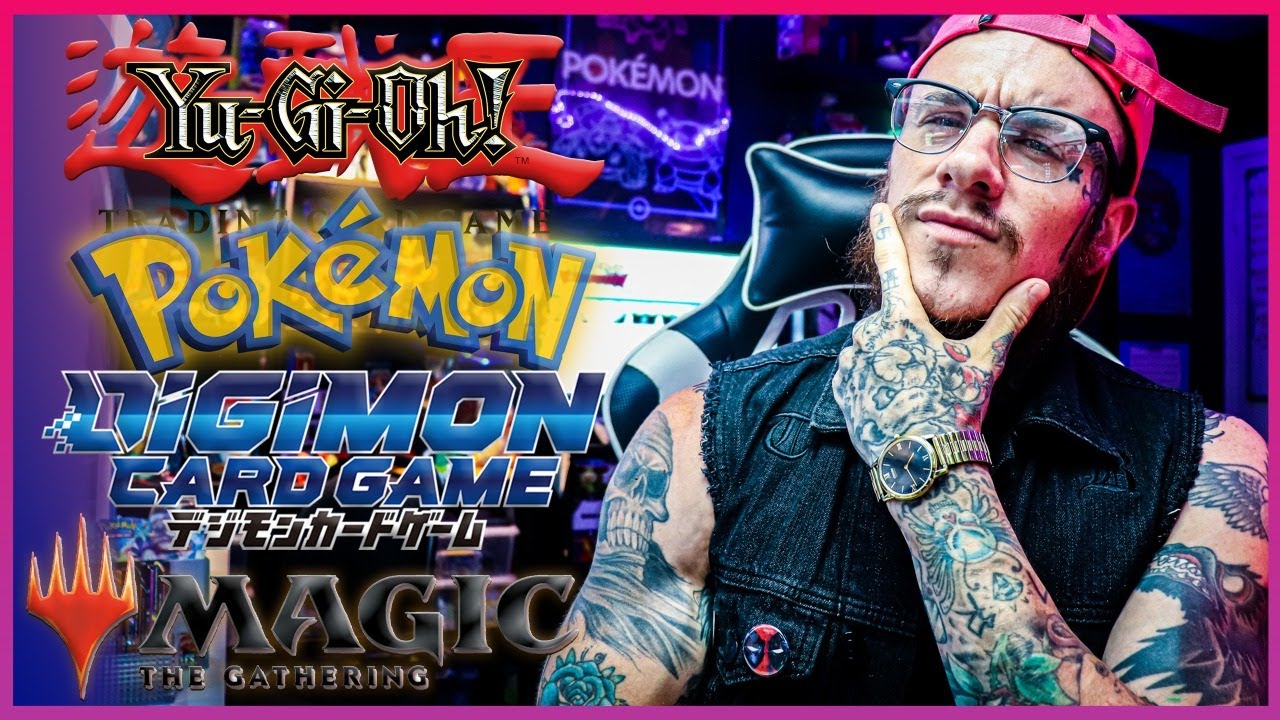 DIGIMON VS. POKéMON VS. MAGIC VS. YU-GI-OH ! - YouTube