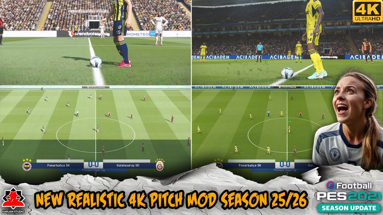 🌱 New Enhanced Realism 4K Pitch Mod – Season 25/26 + Instalation - PES ...