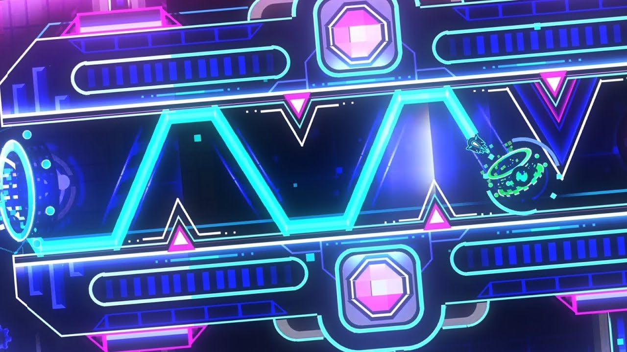 Geometry Dash ,,Quality" by Apstrom with shaders - YouTube