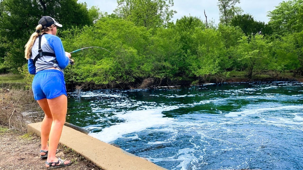 2 HOURS of Battling Giant SPILLWAY MONSTERS! -- Her Biggest Ever ...