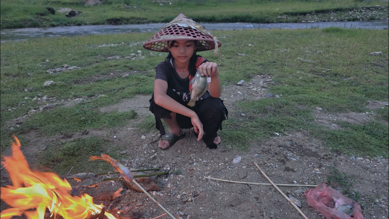 Orphan girl - Lives alone in the forest, goes fishing to earn a living ...