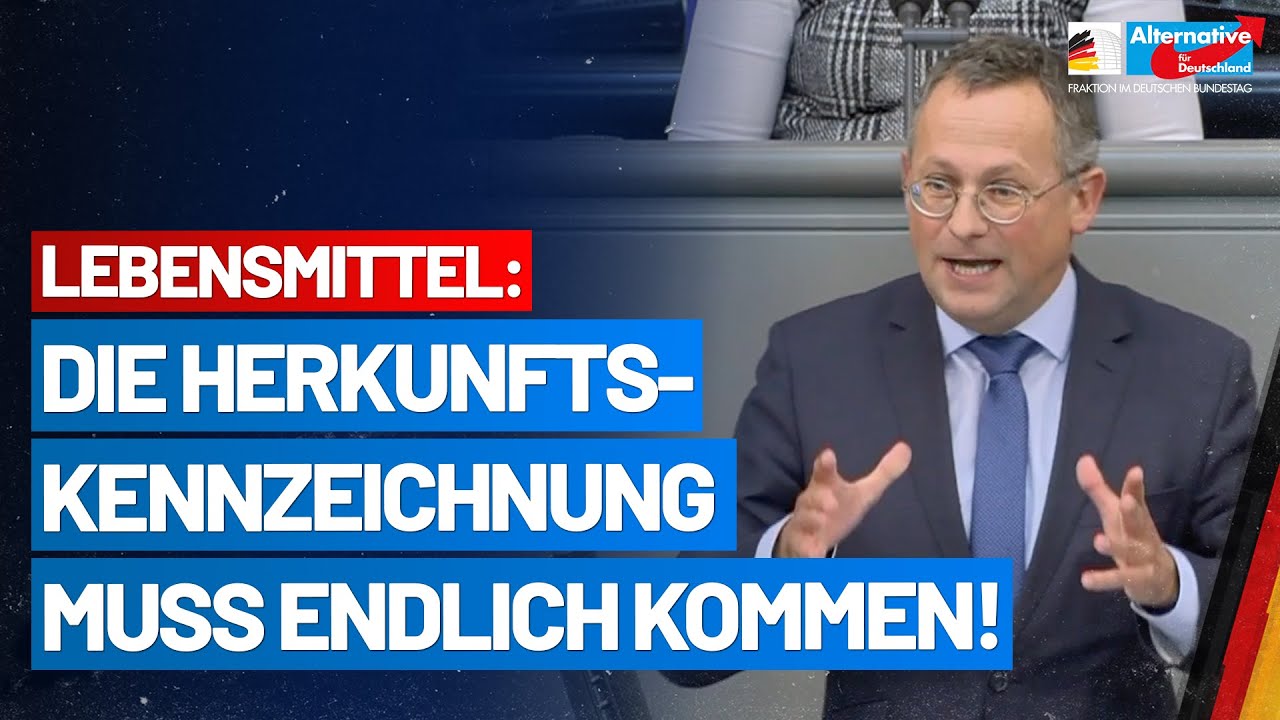 Herkunftskennzeichnung muss endlich kommen! - Peter Felser - AfD ...