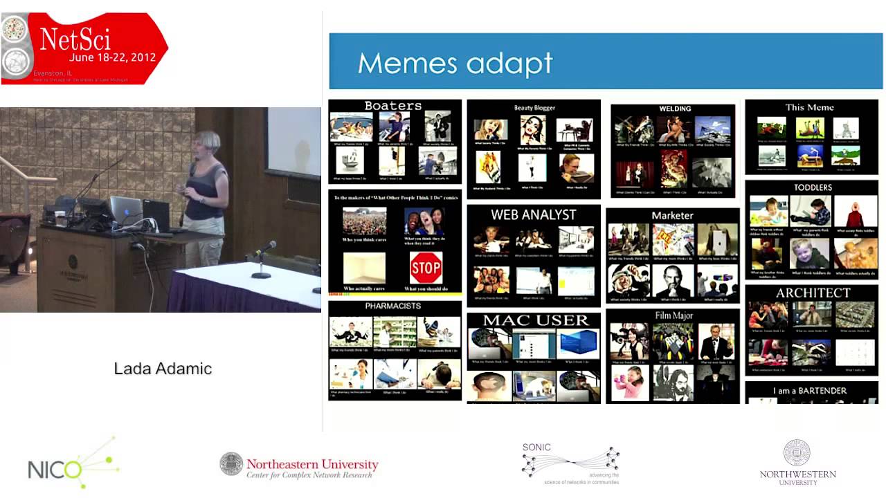 Lada Adamic - Social Networks as Information Filters - YouTube