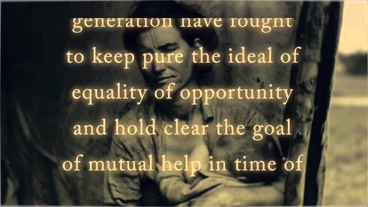 Dreamies® FDR Thanksgiving 1933 - YouTube