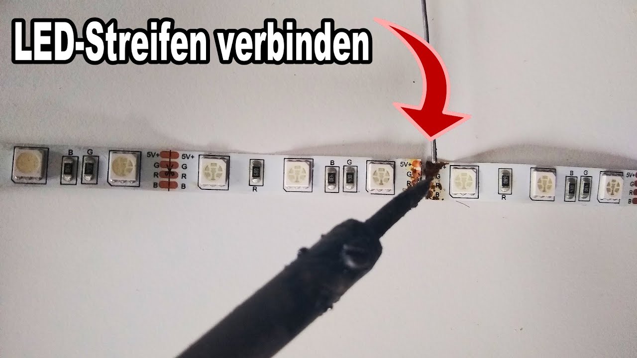 LED-Streifen richtig verbinden und verlängern | So wird’s gemacht ...