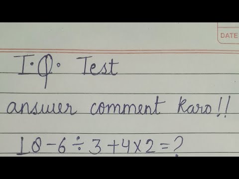 TEST YOUR IQ LEVEL ✅️ #maths #reasoningquestion #quiz