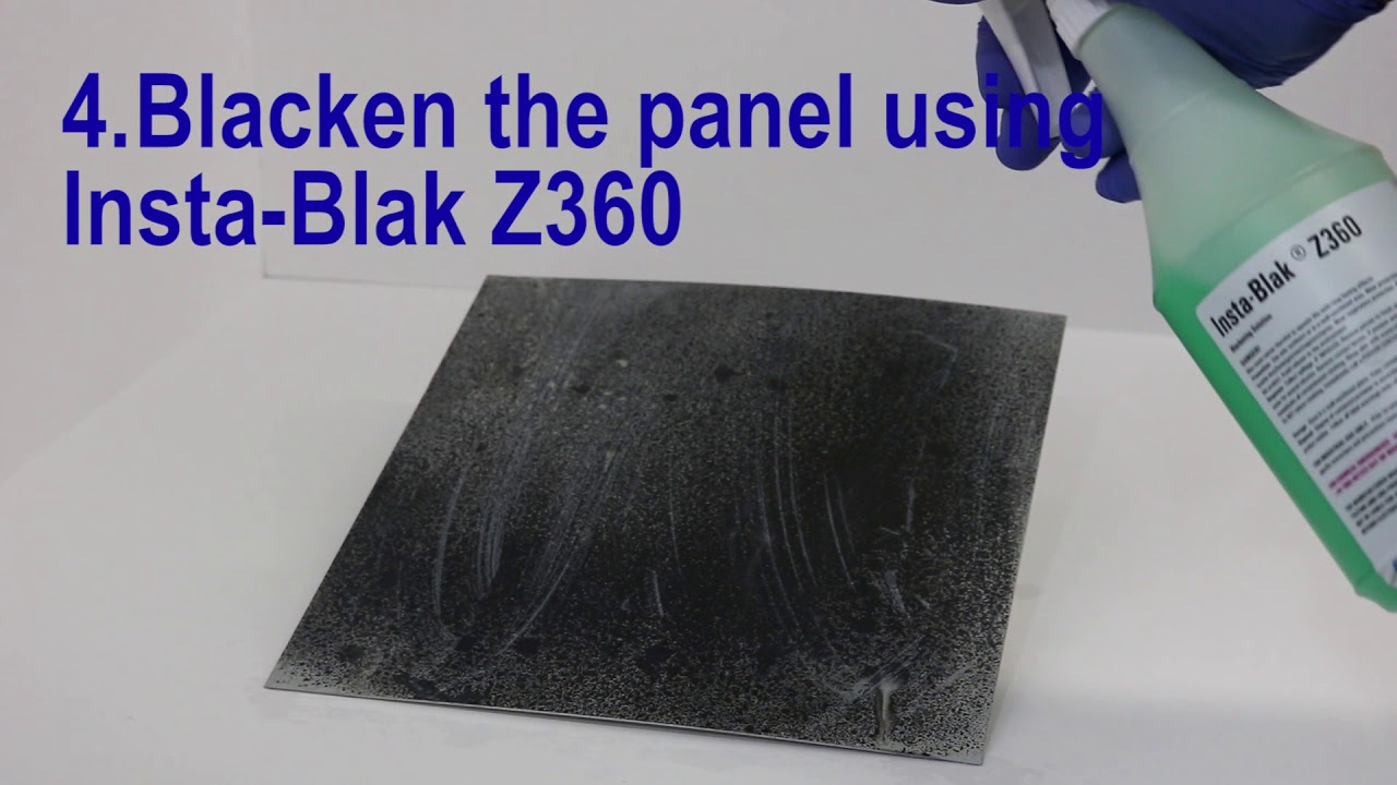 InstaBlak Z360 blackening solution - YouTube