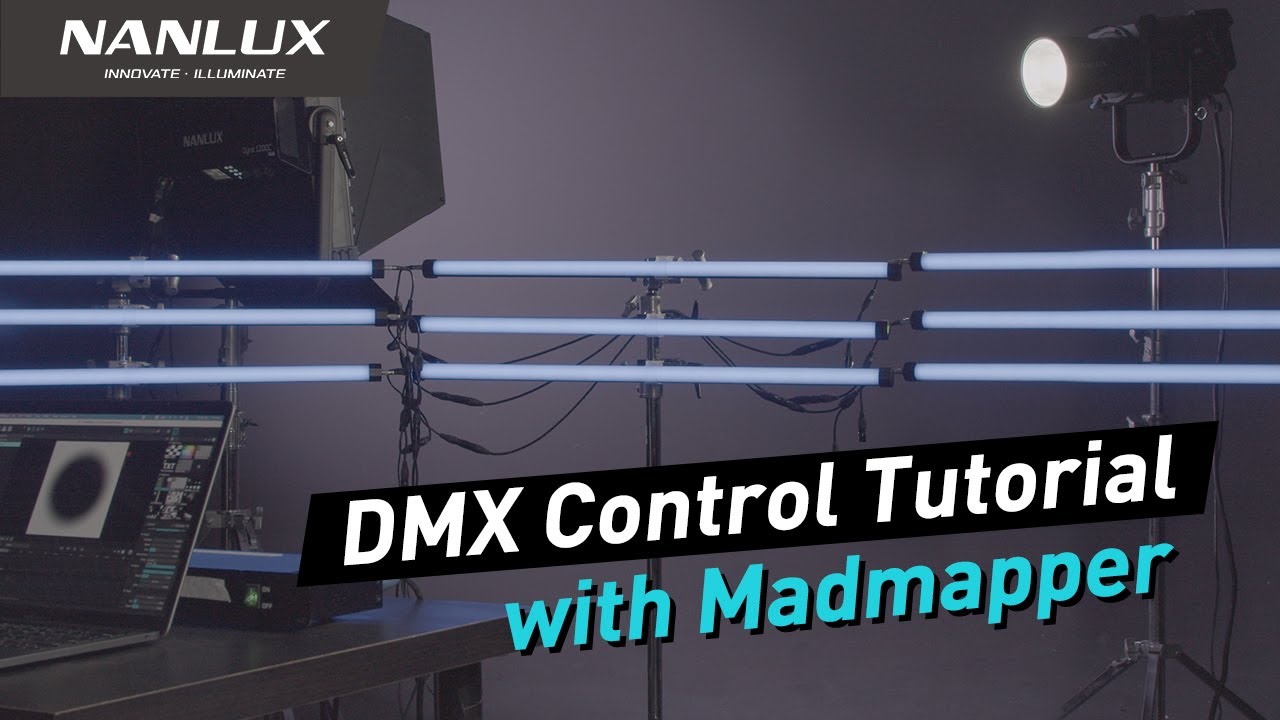 DMX Control Tutorial with Madmapper | NANLITE & NANLUX - YouTube