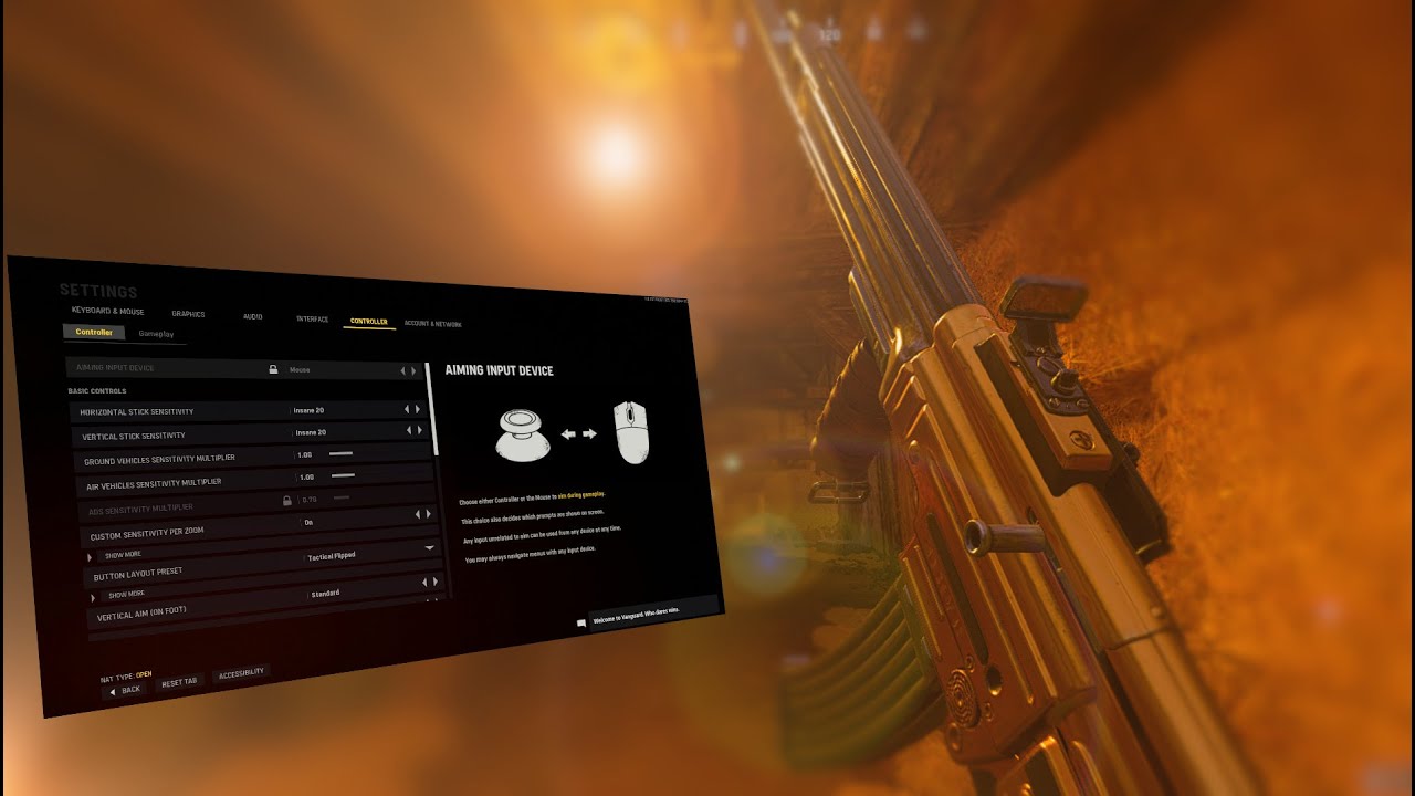 Max Sensitivity But It's Clean + Best Vanguard Season 1 Controller ...