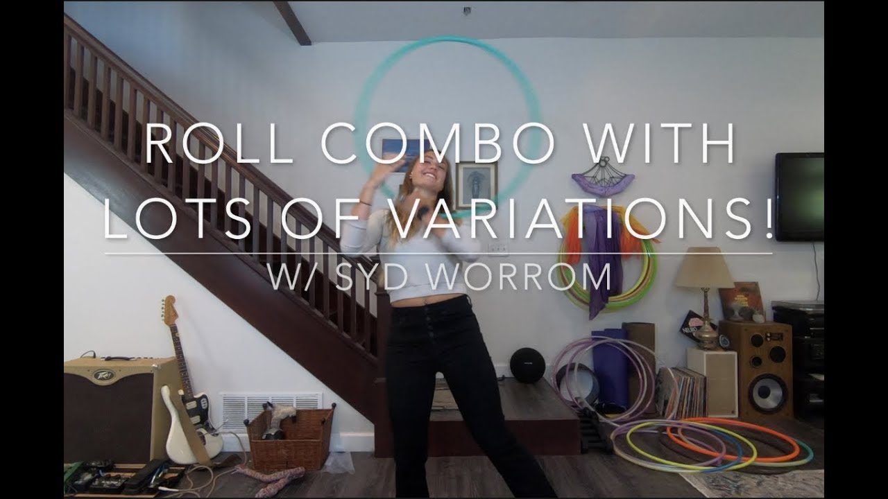 Hoop Tutorial - Roll Combo with lots of Variations! - YouTube