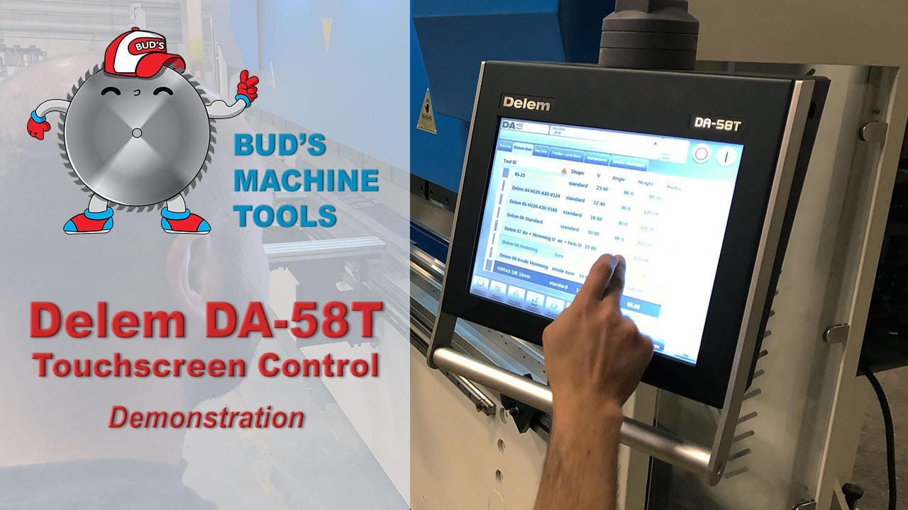 Delem DA 58 Touchscreen Control Demo - YouTube