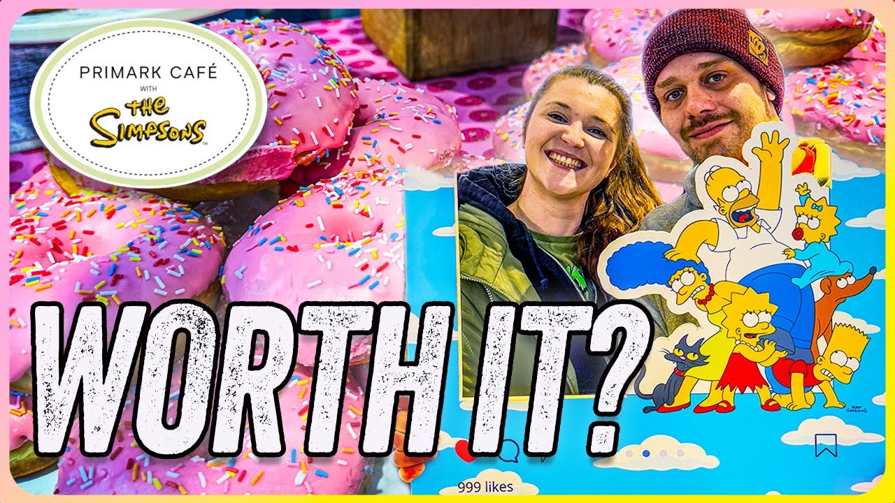 We Visit The Simpsons Cafe Primark Birmingham - YouTube