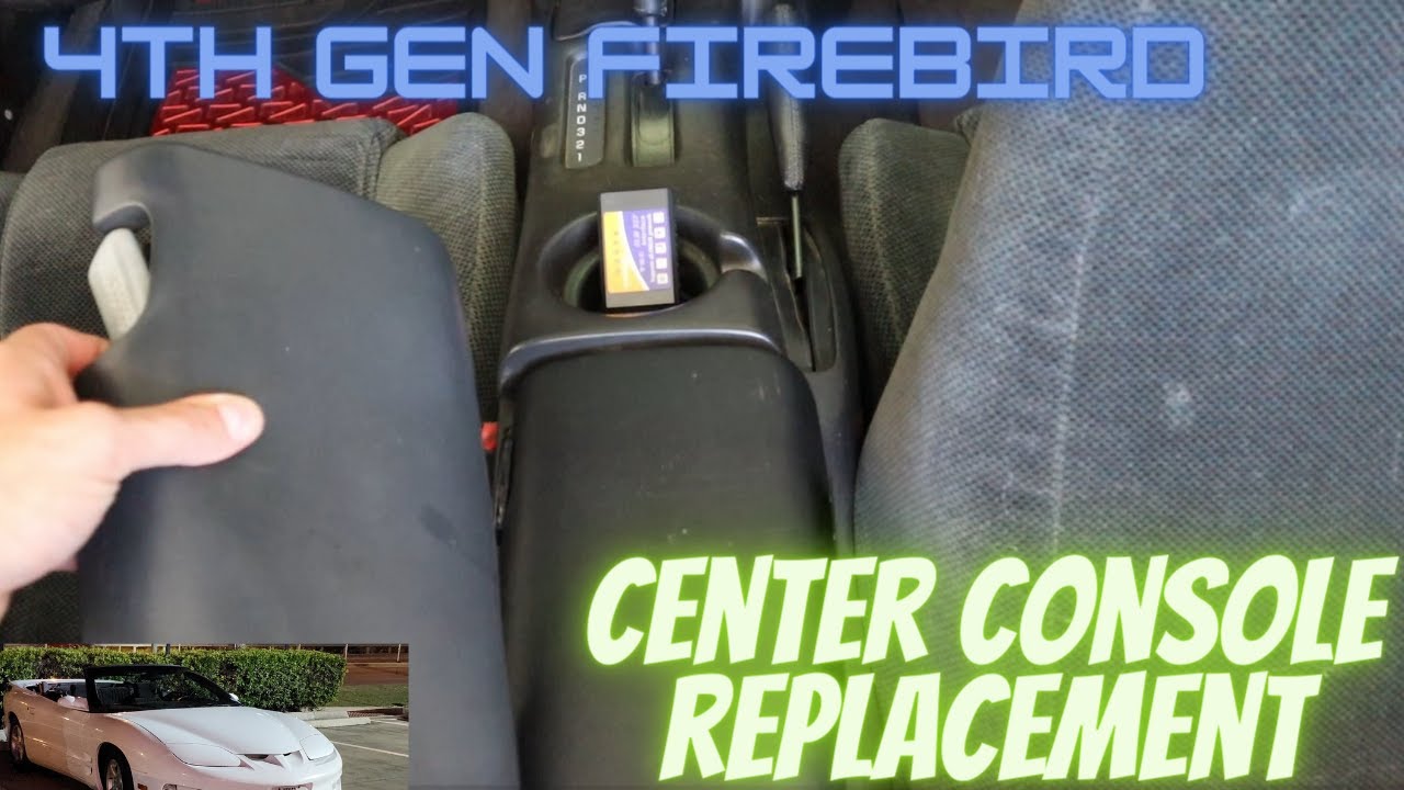 4th gen Firebird Convertible Center Console Lid Replacement - YouTube