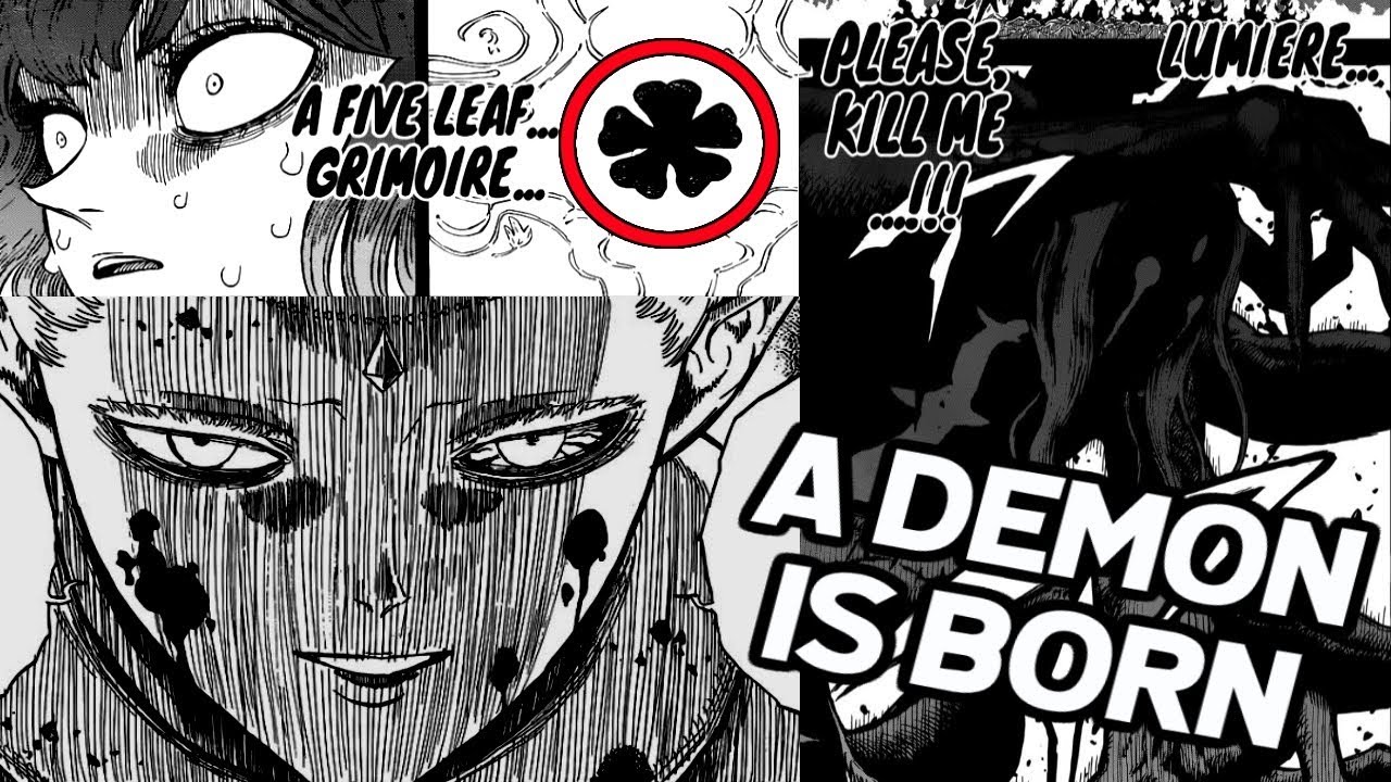 LICHT'S DEMON AWAKENS: Black Clover Chapter 204 - YouTube