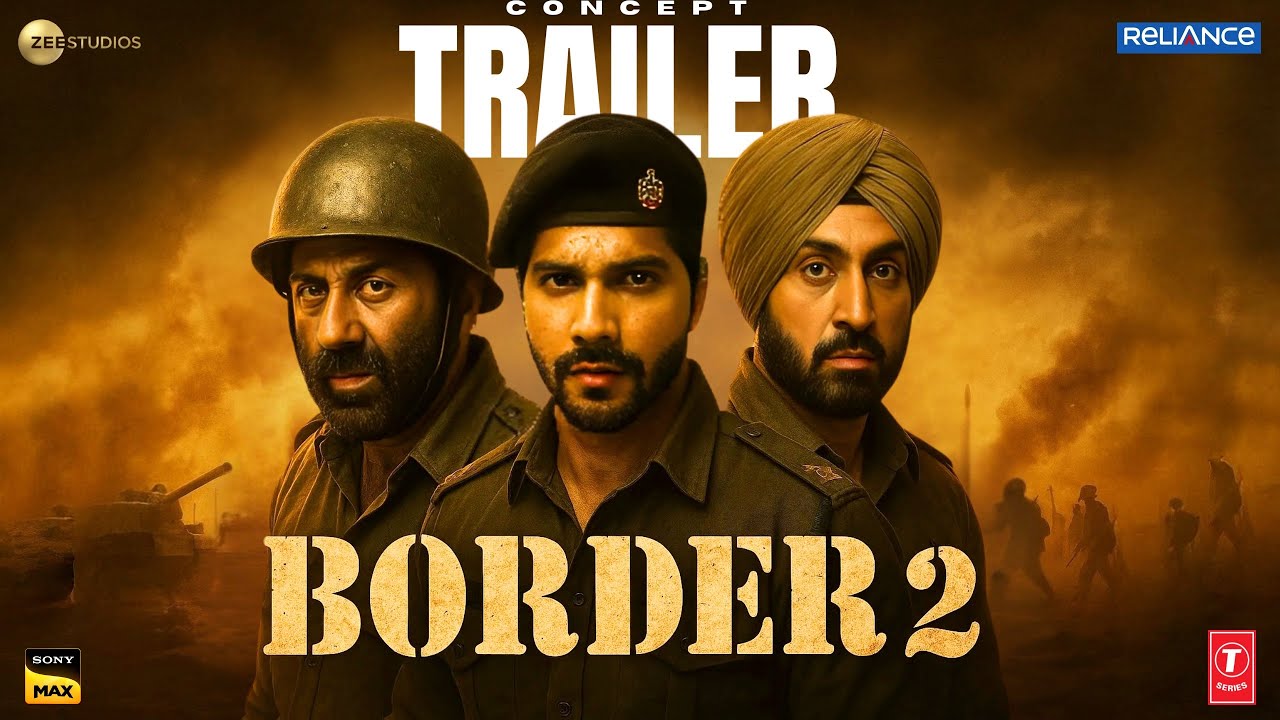 Border 2 | Concept Trailer | Sunny Deol | Varun Dhawan | Diljit Dosanjh ...