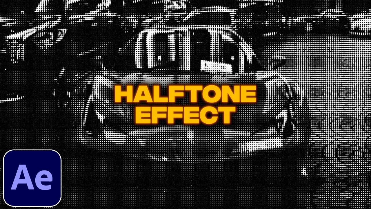 Halftone Effect Tutorial in After Effects | No Plugins - YouTube