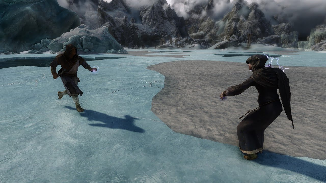 Aranea lenith vs Nelacar | Skyrim - YouTube