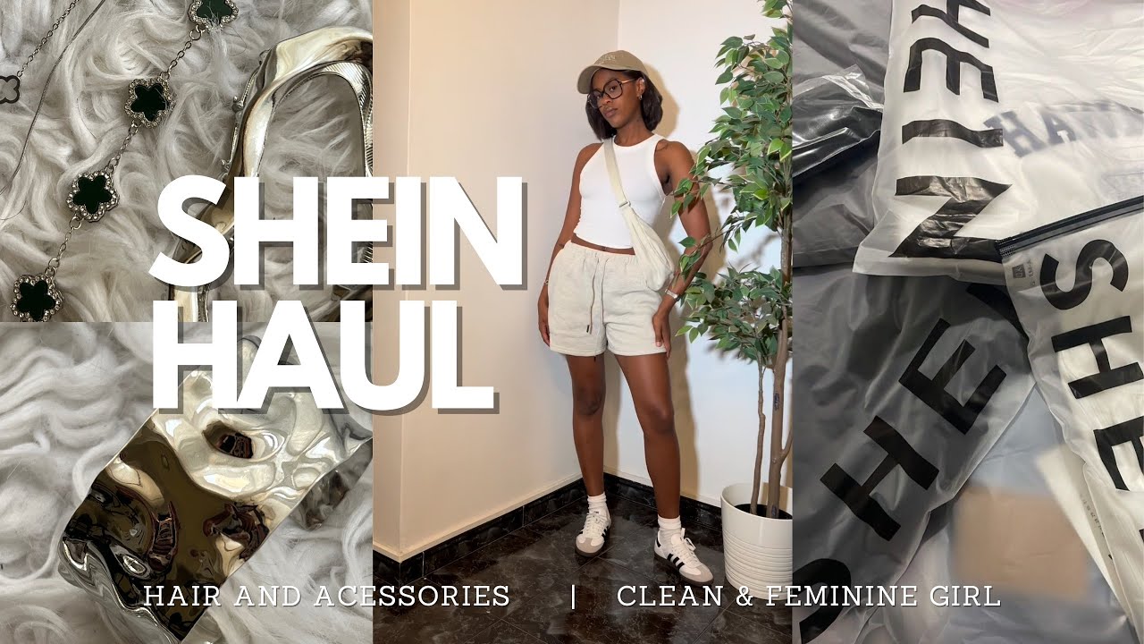 SHEIN Try-on Haul | Hair And Accessories must have | Clean & Feminine ...