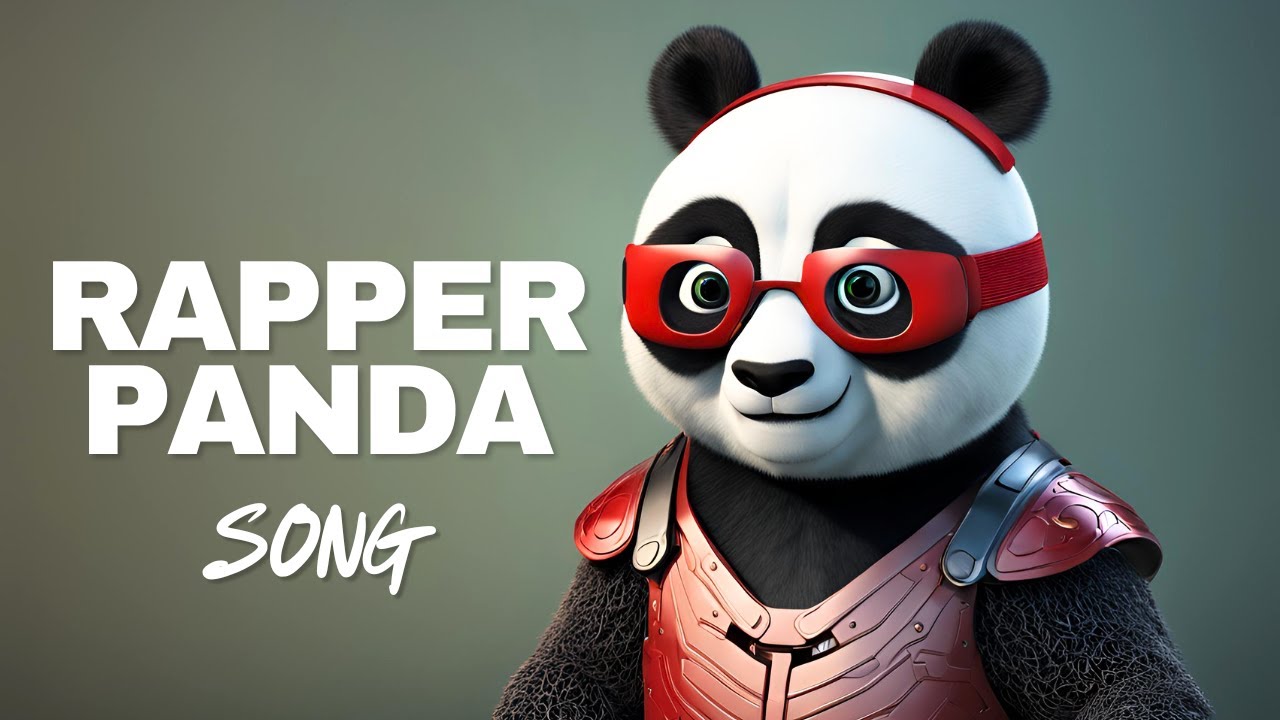 RAPPER PANDA 💖💜 | FUN SONG FOR KIDS 💖💜 - YouTube