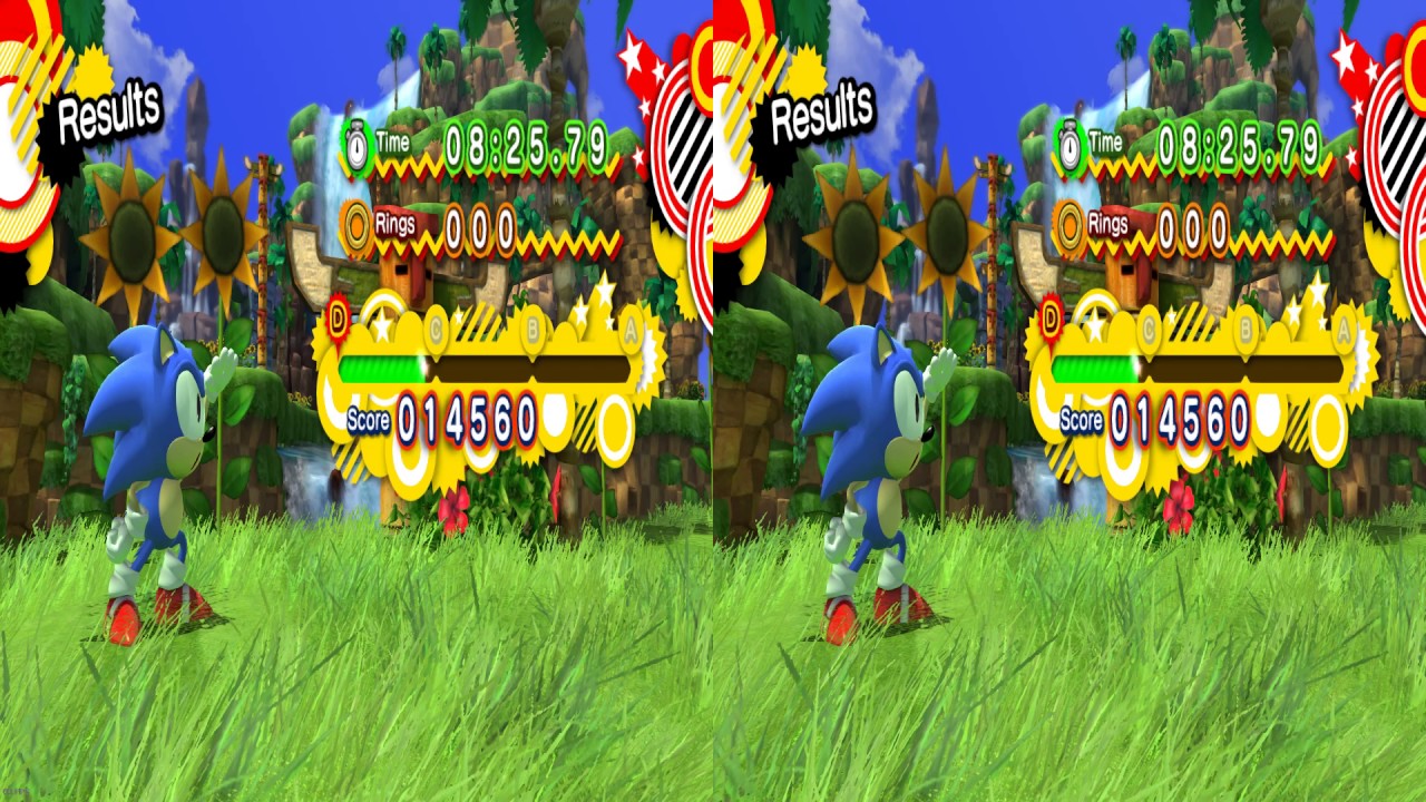 Sonic Generations 3D test - YouTube