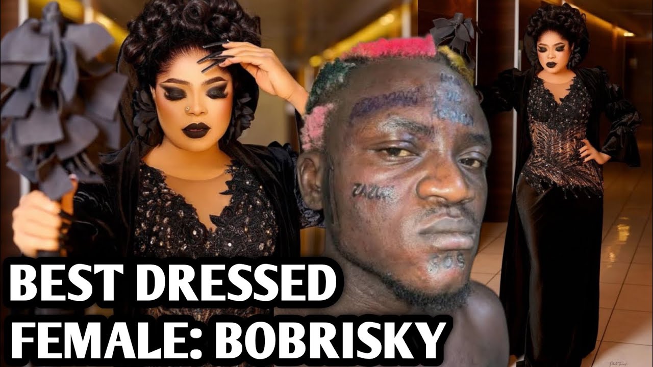 Portable and other Celebrities Drag Bobrisky for Winning Best Dressed ...