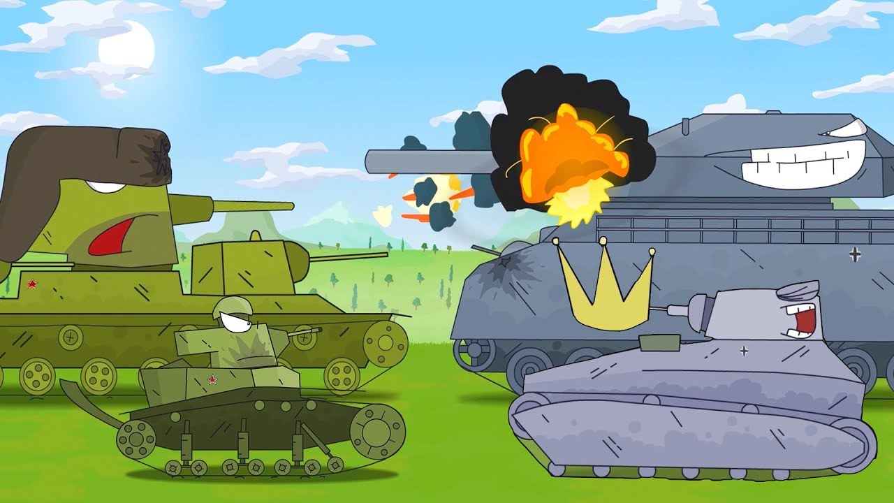 Tanques militares para niños. Dibujos animados de tanques. Carro tanque ...