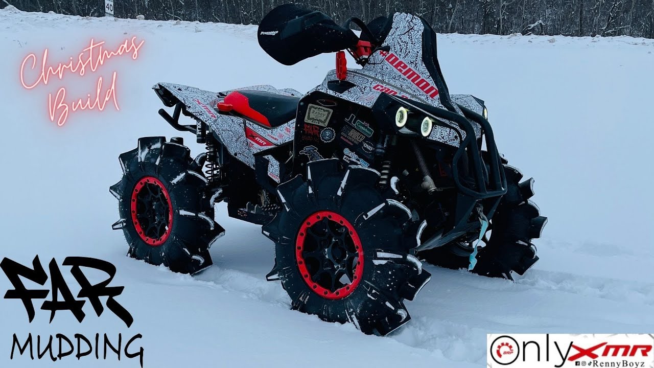 Far Mudding Footwell Install On My Can Am Renegade XMR 1000R - YouTube