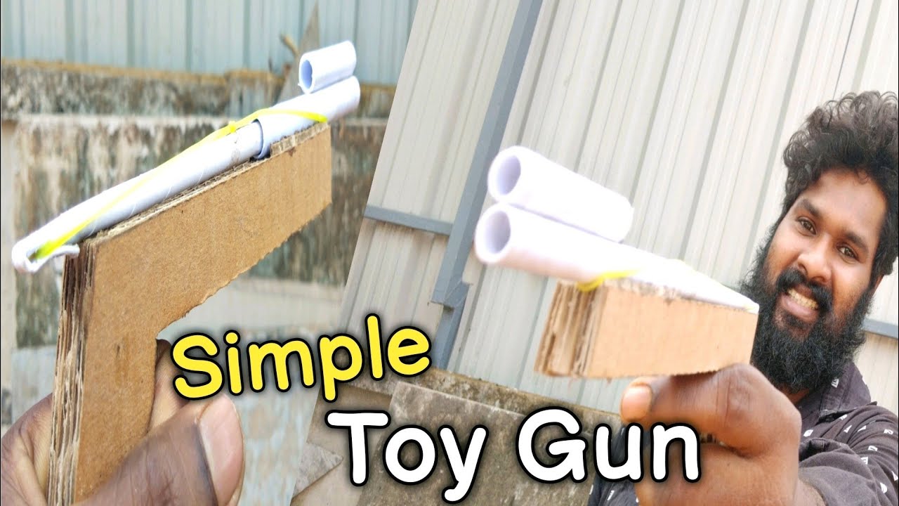 How to a make carbord sheet gun..carbord sheet gun making..power full ...