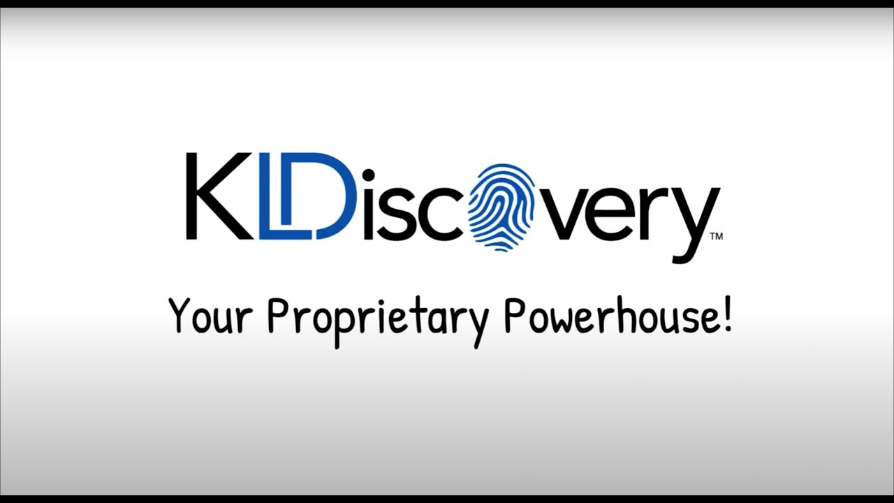 KLDiscovery | eDiscovery's Proprietary Powerhouse - YouTube
