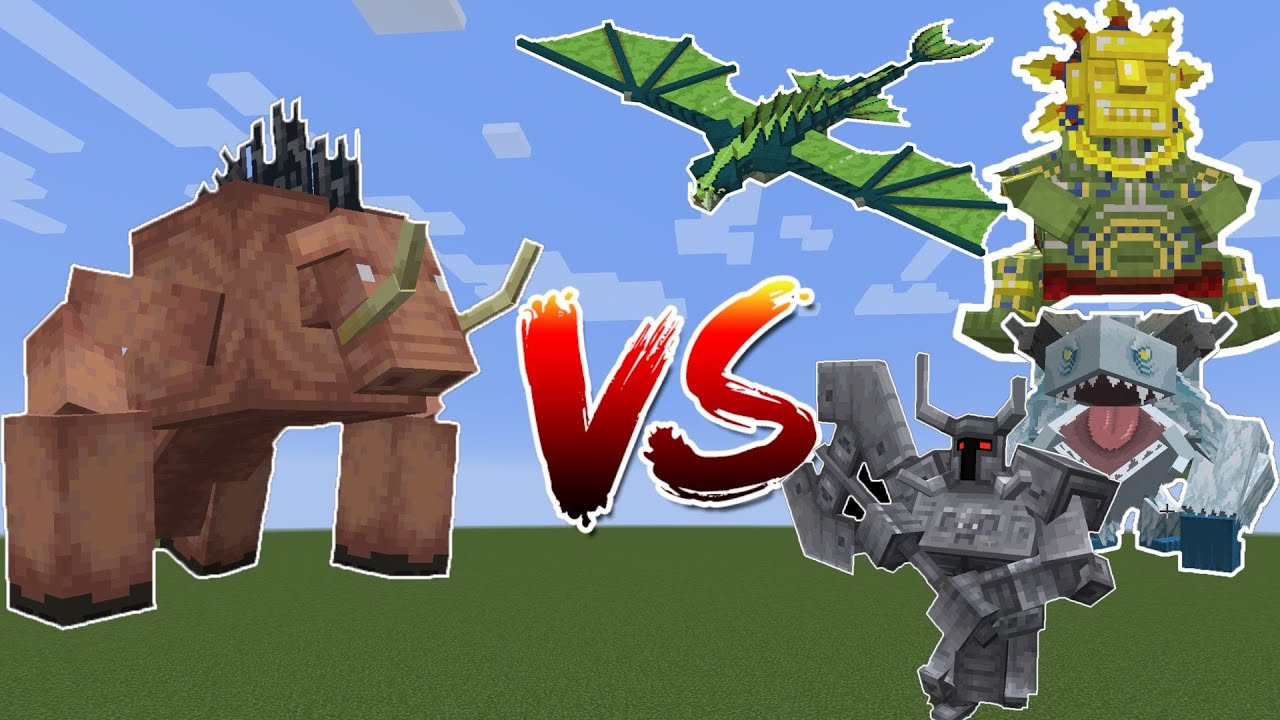 Mutant Hoglin Vs Mowzie's Mobs Monsters in Minecraft - YouTube