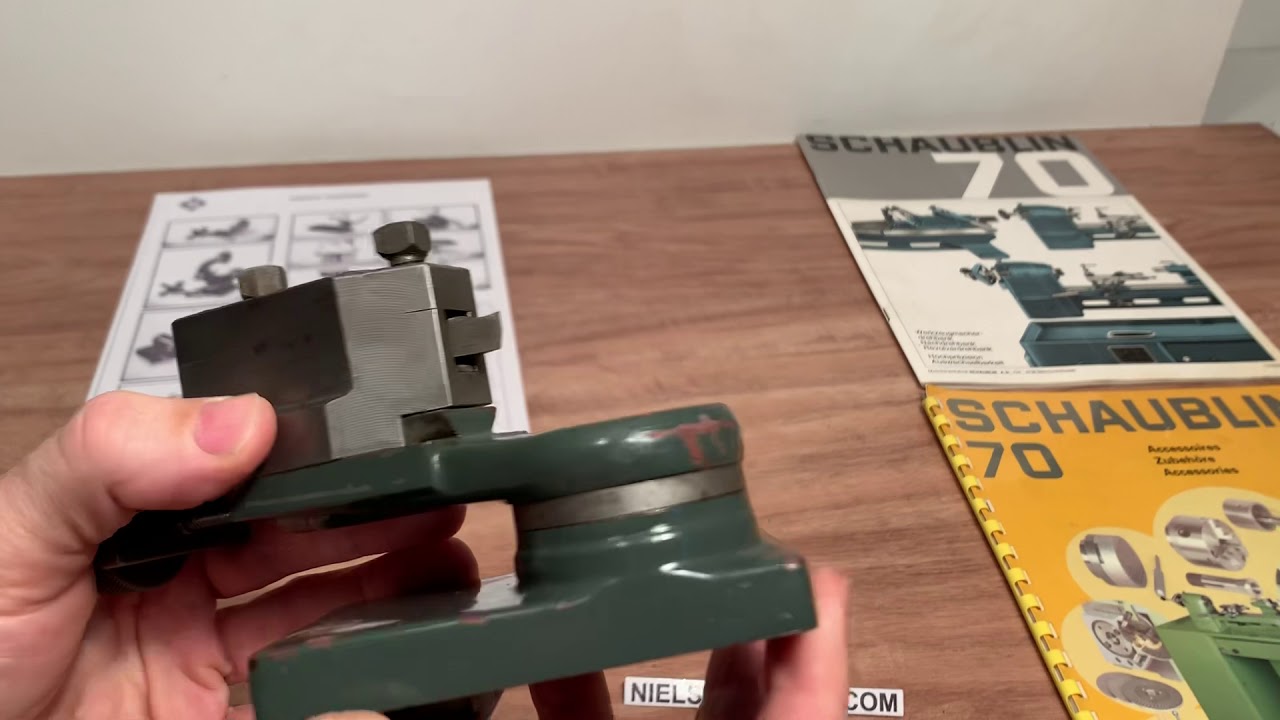 Schaublin 70 Spherical-turning attachment - YouTube