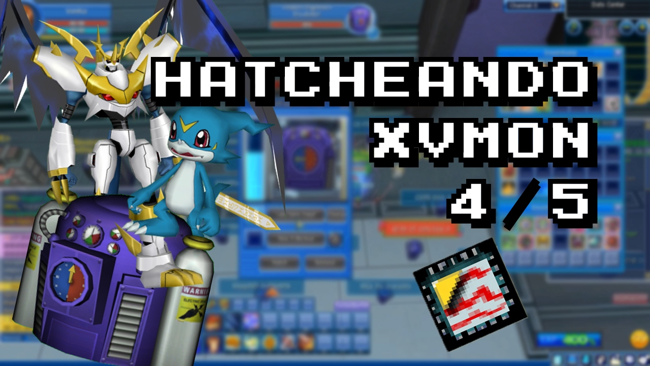 HATCHEANDO XVMON 4/5 - Digimon Masters Online - VonKa - YouTube