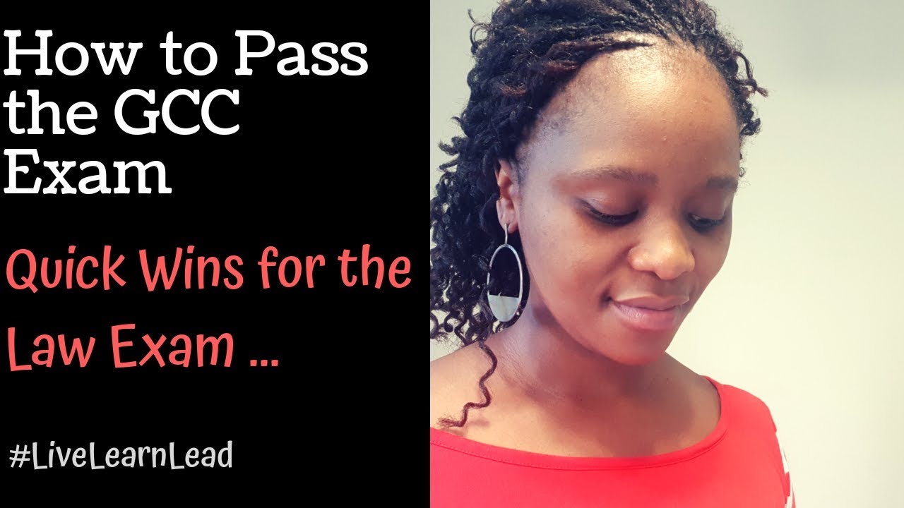 Writing the GCC Exam Law for Engineers- Important Things to Know - YouTube