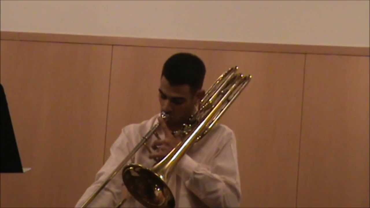 Eugene Bozza - New Orleans for Bass Trombone and Piano - YouTube