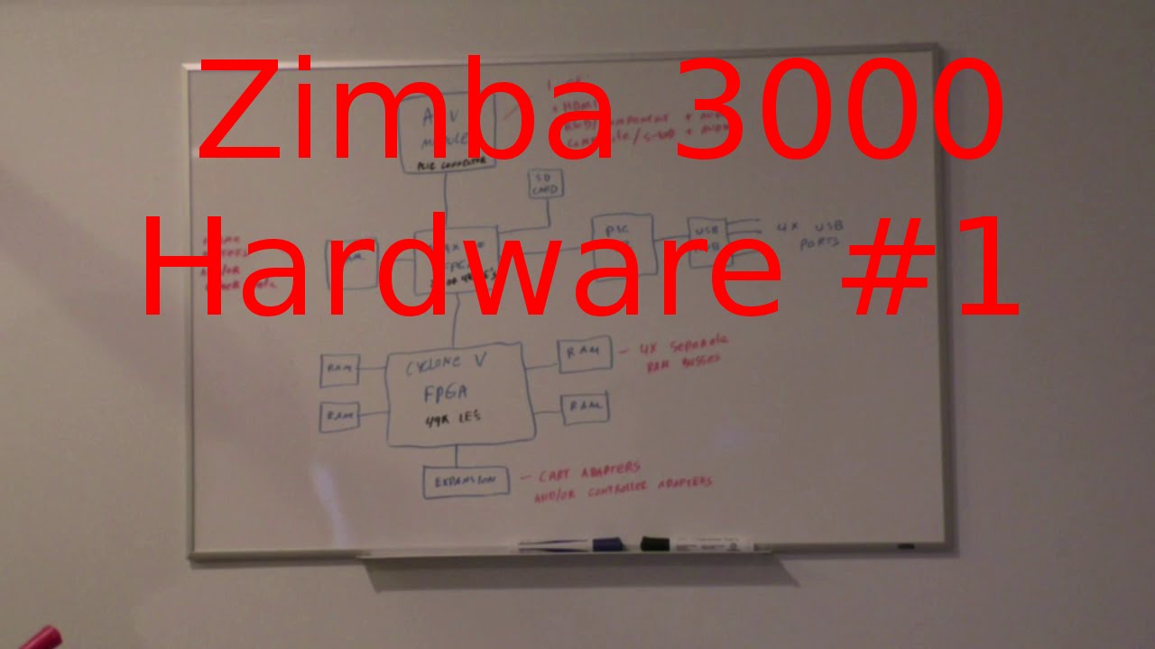 Zimba 3000 FPGA Videogame System Hardware Dev #1 - YouTube