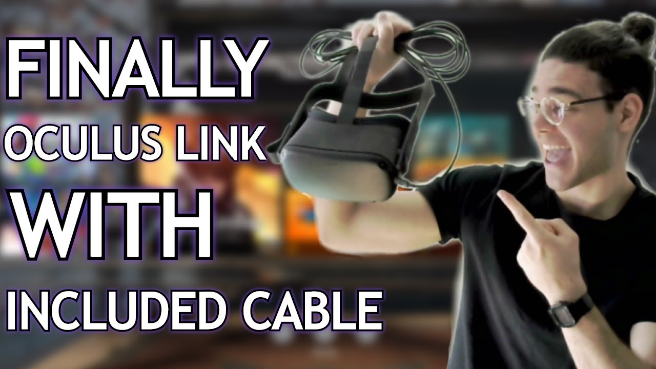 Oculus LINK now supports the included QUEST charging cable! - YouTube