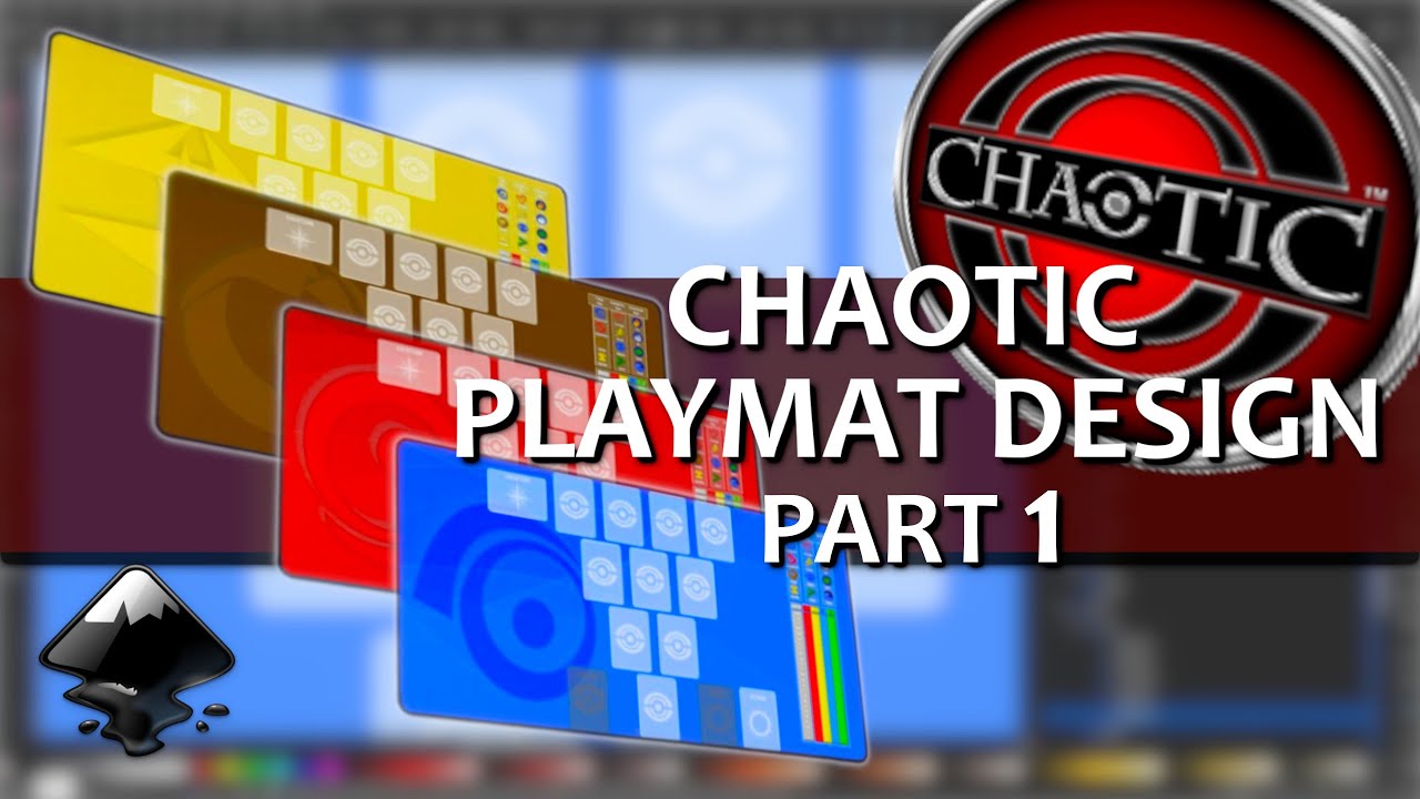 Chaotic Play-mat | Part 1 | Speed Art / Design | Inkscape - YouTube