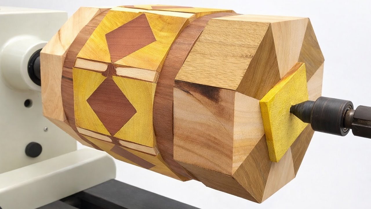 Woodworking Genius A Special Project For Colorful Scraps of Wood - YouTube
