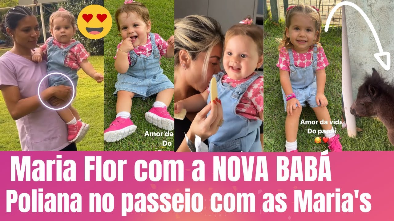 MARIA FLOR COM A NOVA BABÁ E MARIA ALICE FICA COM CIÚMES DE MARIA FLOR ...