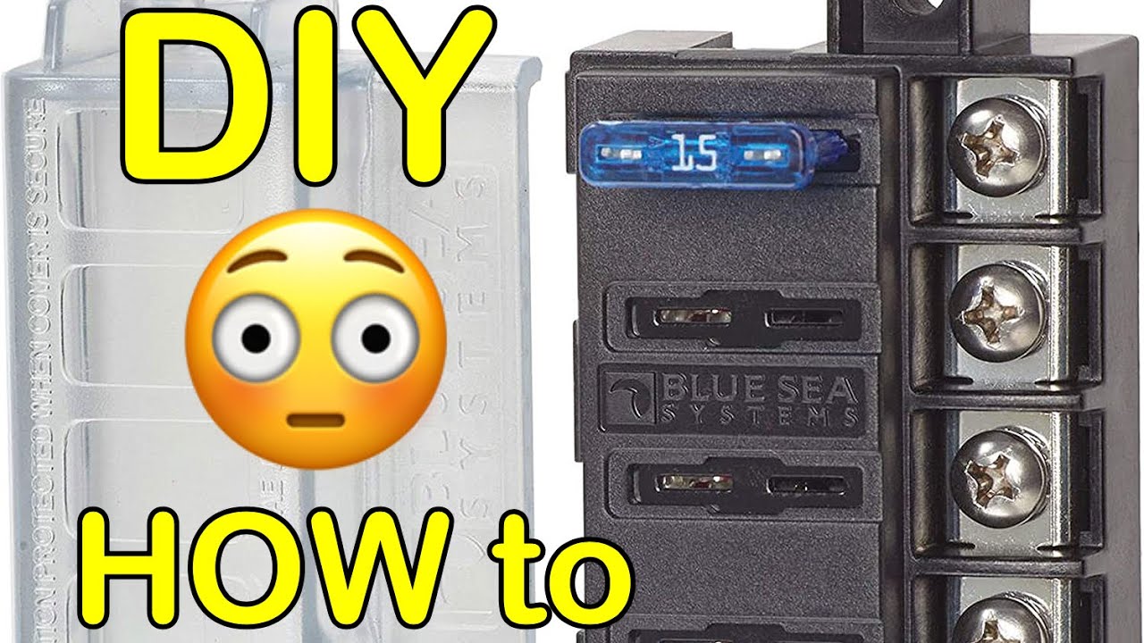 automotive fuse box panel install AUXILARY DIY - YouTube